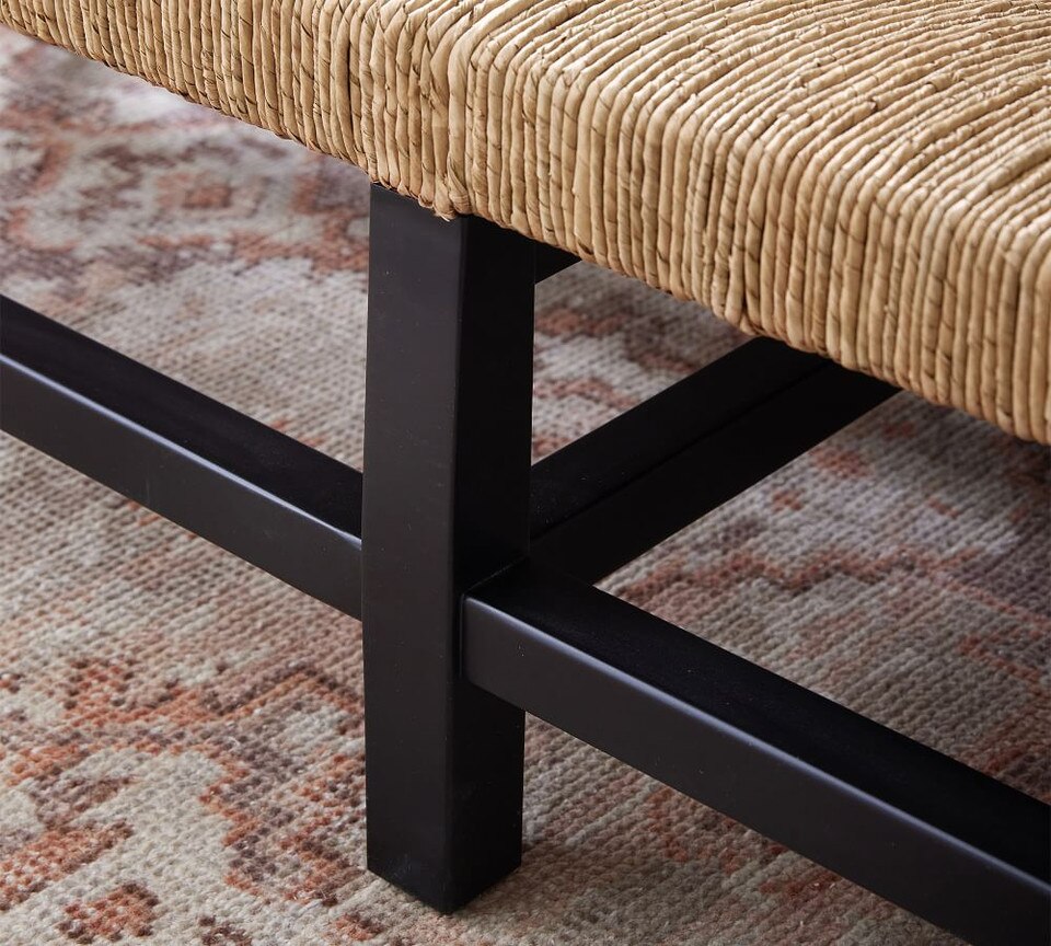 Malibu Woven Bench | Pottery Barn Australia